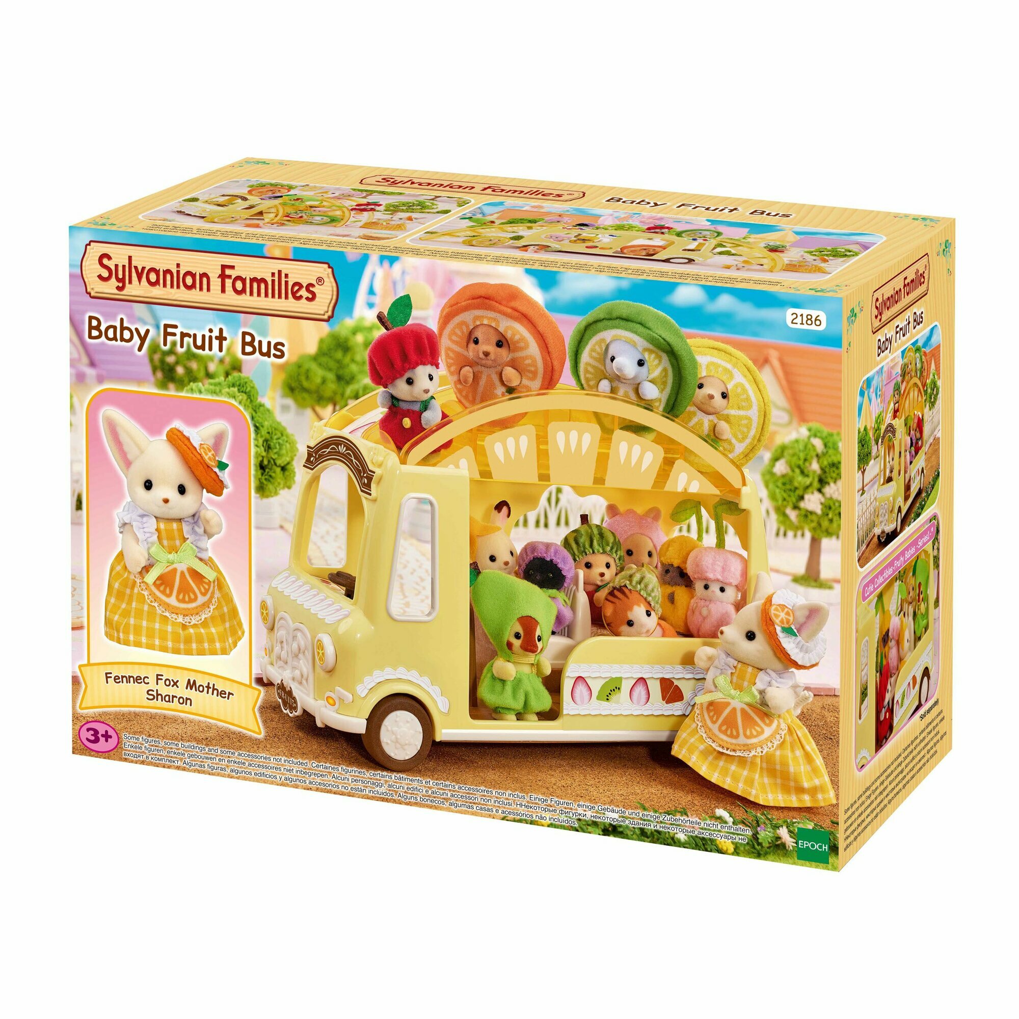 Игровой транспорт Sylvanian Families Фруктовый автобус для малышей