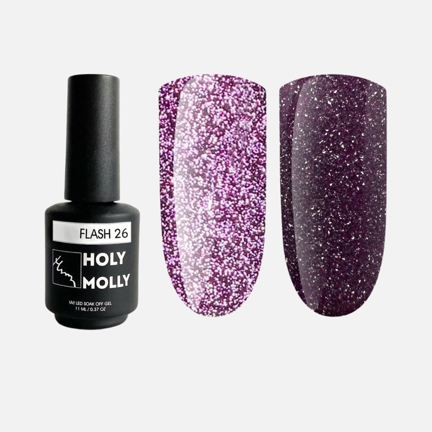 Гель-лак Holy Molly FLASH №26 светоотражающий 11 мл