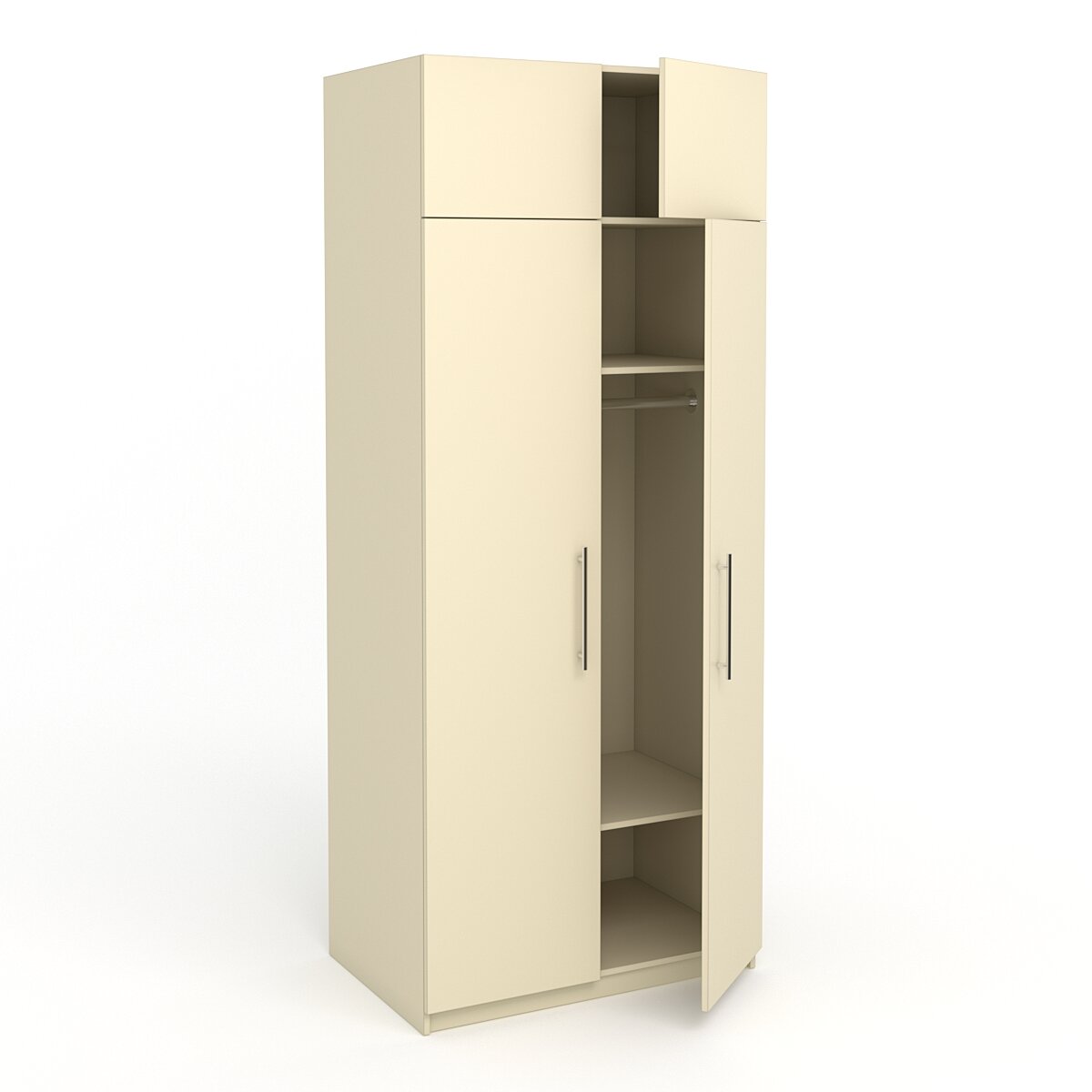 Шкаф распашной "Оззи" №4, Крем Вайс. Производитель товара - компания Westcom.