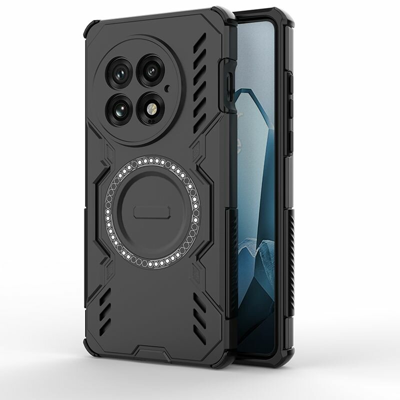 Чехол для 1+ 13 (OnePlus 13) WingShield противоударный с поддержкой беспроводной зарядки черный