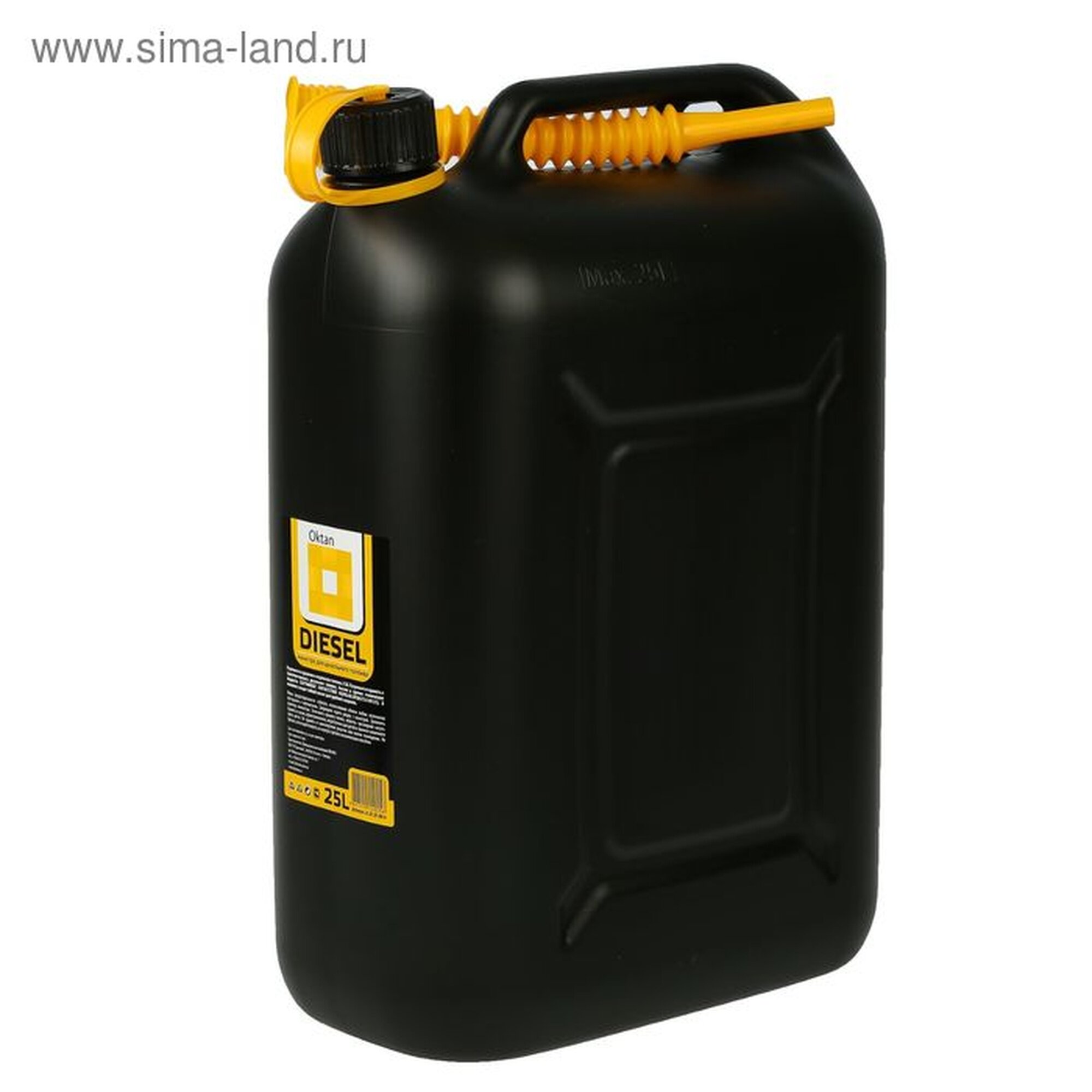 Канистра Oktan "Diesel", для ГСМ, пластик, 25л, с заправочным носиком