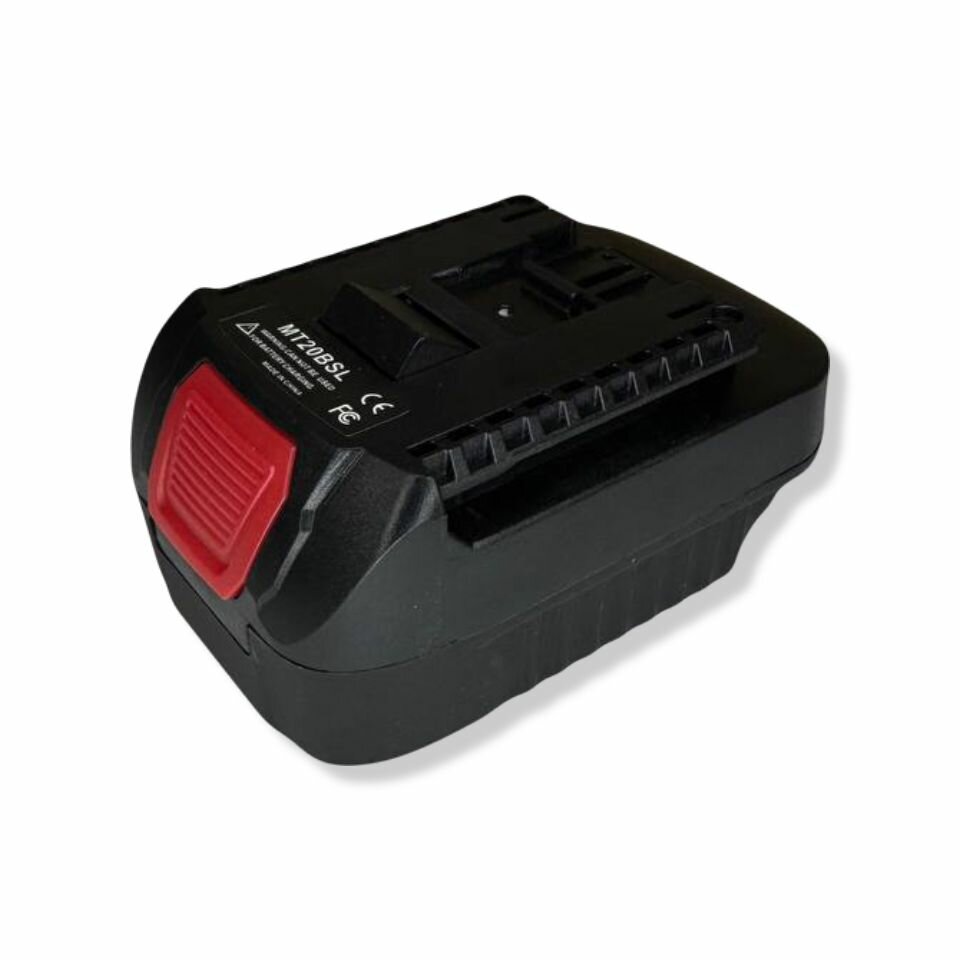 Переходник (адаптер) для аккумулятора Makita 18V на Bosch 18V, Minjiang 21V