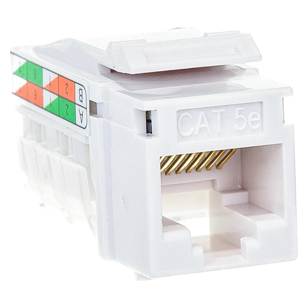 Gigant Механизм розетки компьютерной RJ-45. кат. 5е. UTP модуль 8 контактов 856100-1GI