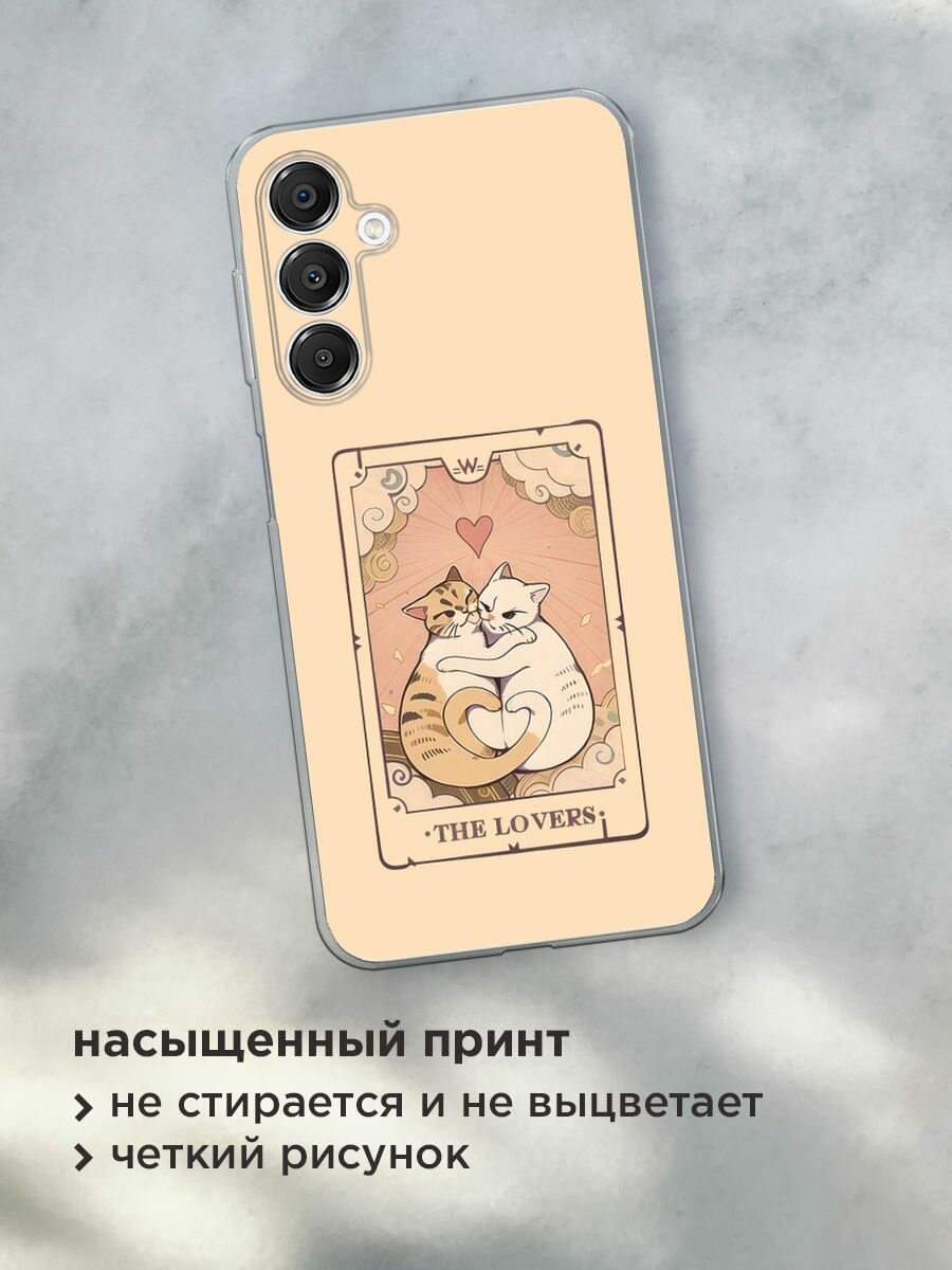 Чехол на Samsung Galaxy A16 / Самсунг А16 с принтом "The lovers cats 1 - 14 февраля" — фото 1