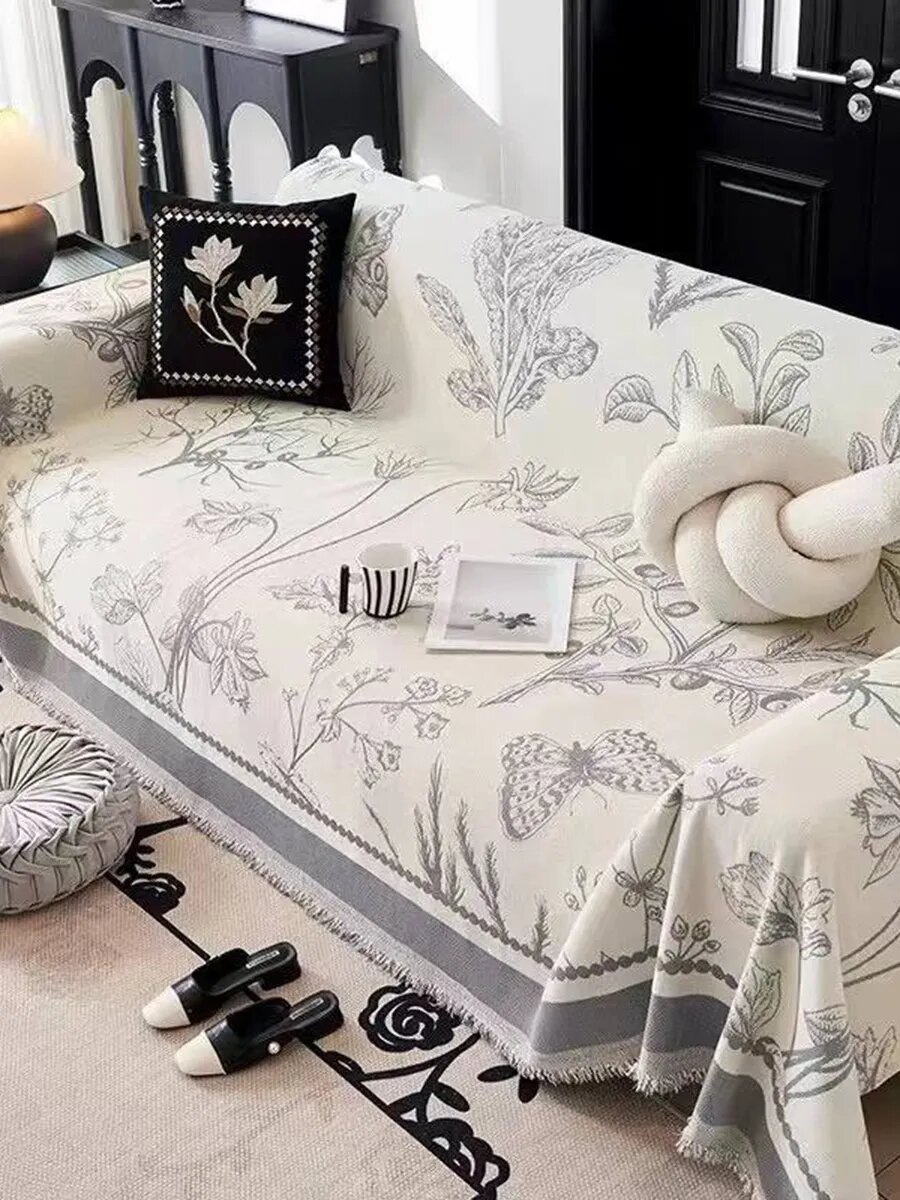 Накидки на диван 180х300 дивандек Parisienne