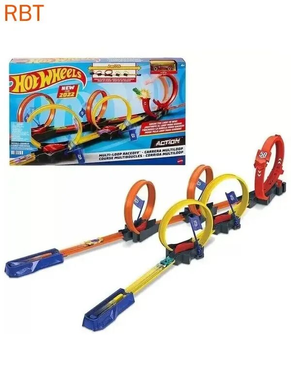 Hot Wheels Гоночный трек с петлями HDR83 для адреналиновых гонок