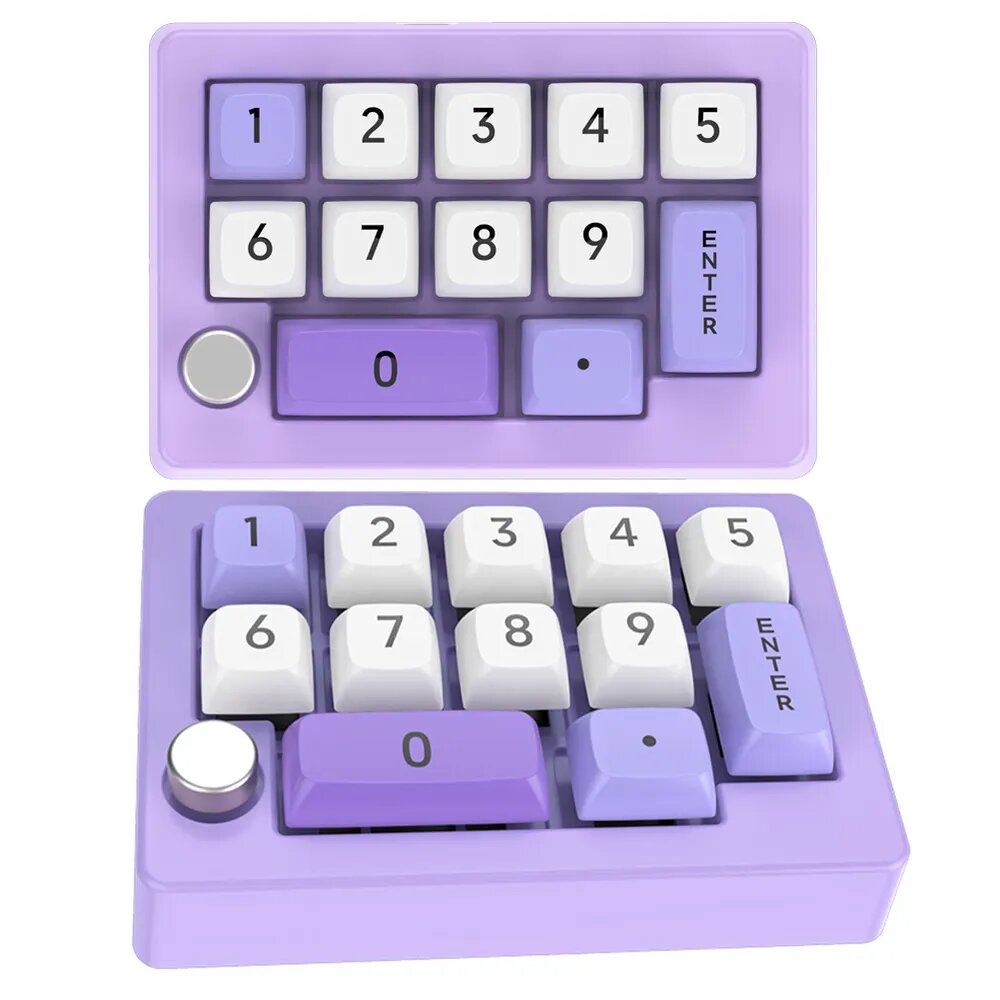 Клавиатура проводная Light Purple, Английская раскладка, механическая, для игр