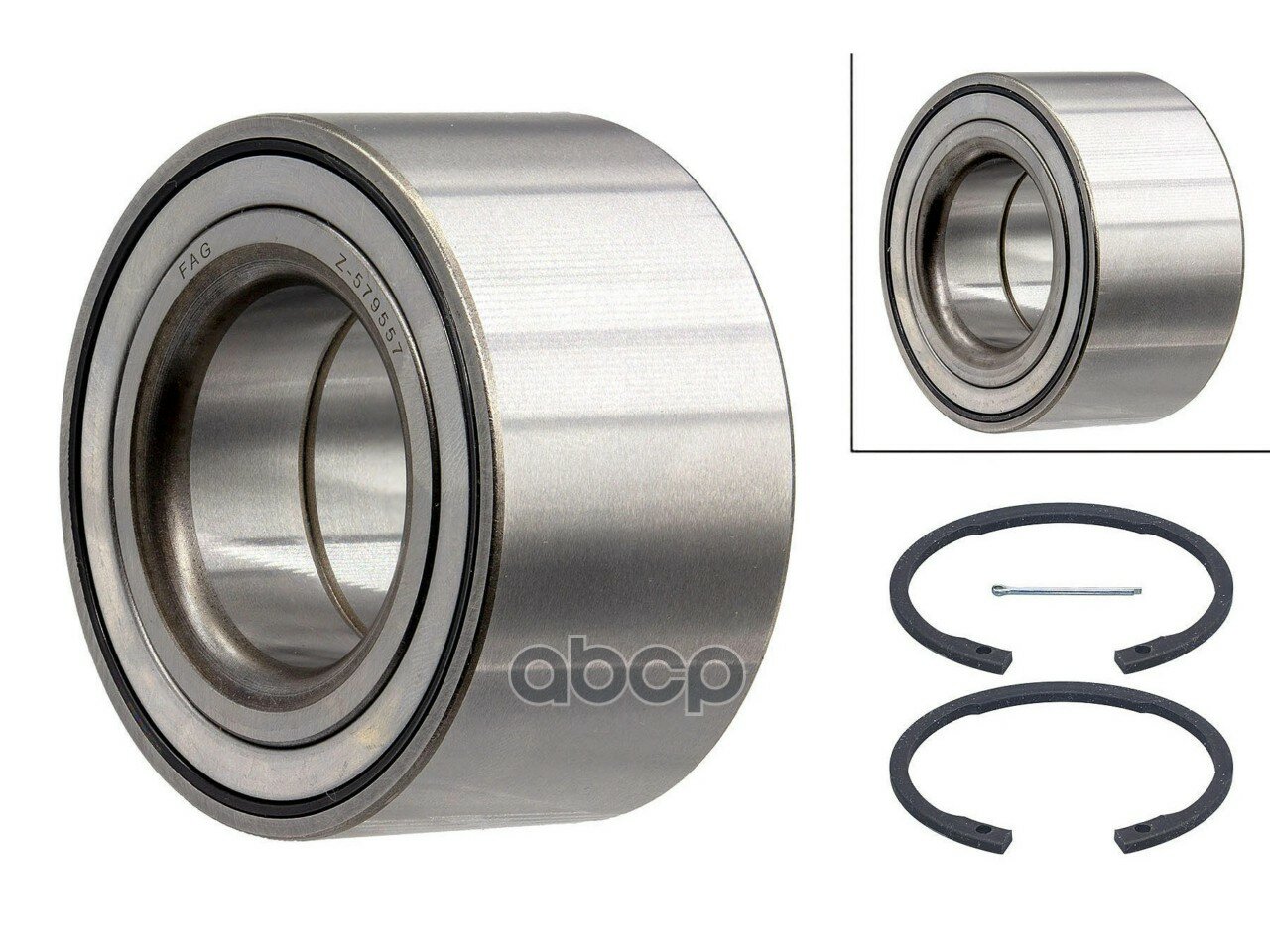 Подшипник ступичный передн OPEL: CALIBRA 93-96, VECTRA 93-95, DAEWOO: LEGANZA 99-02 Fag арт. 713644190