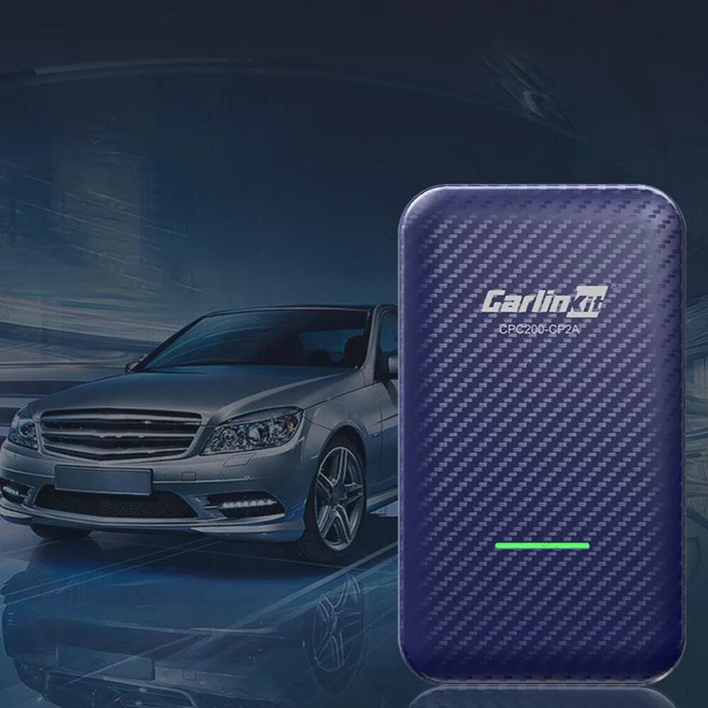 Carlinkit QL-CP2A-LOGO Адаптер для беспроводного Apple CarPlay и Android Auto для автомобиля — фото 1