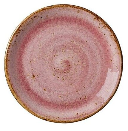 Тарелка пирожковая "Крафт Распберри", фарфор, диаметр 15, высота 2см, розов.