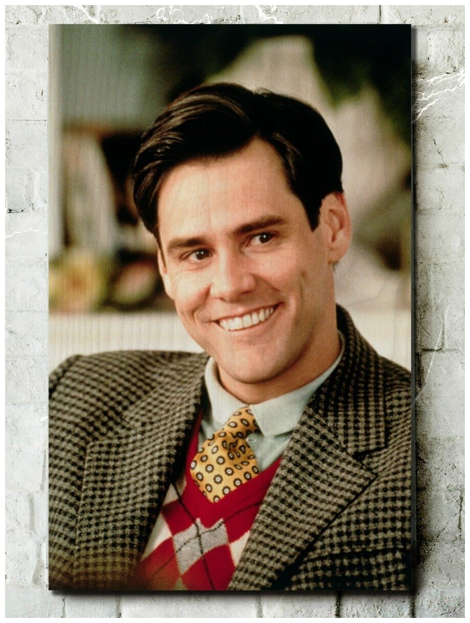 Картина интерьерная на дереве Джим Керри - 6250 В