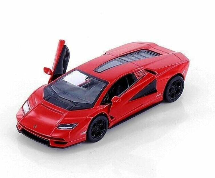 Kinsmart. Модель "Lamborghini Countach LPI 800-4" 1:38 (красная) инерц.