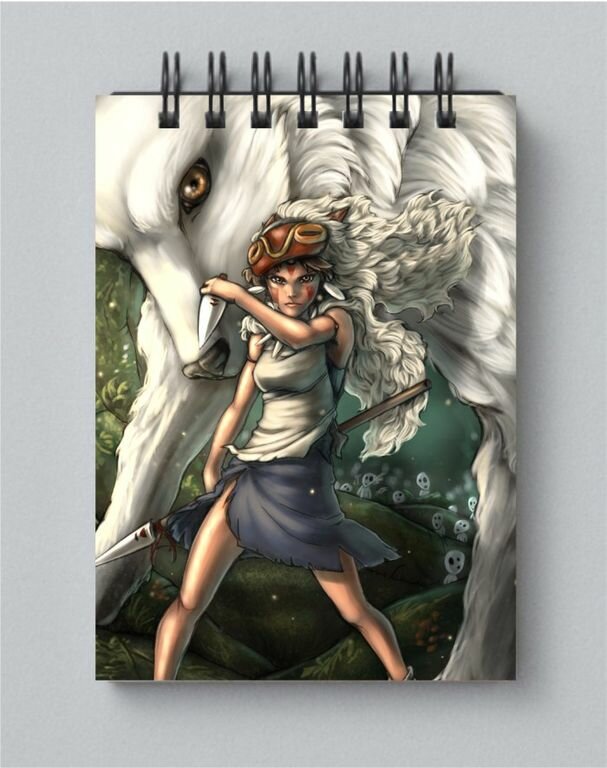 Блокнот Принцесса Мононоке, Princess Mononoke №8, А6