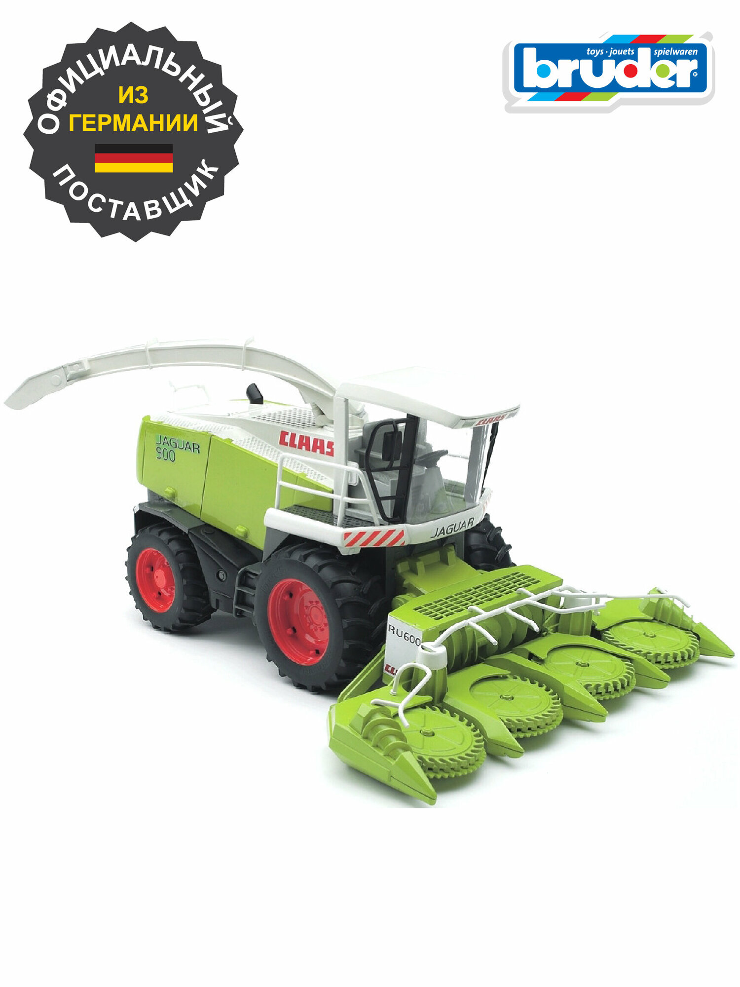 Брудер, комбайн Claas JAGUAR 900, Bruder, длина 45 см, 02-131