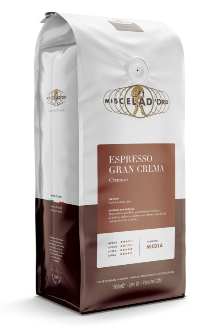 Кофе Miscela d'Oro Grand Crema в зернах 1 кг