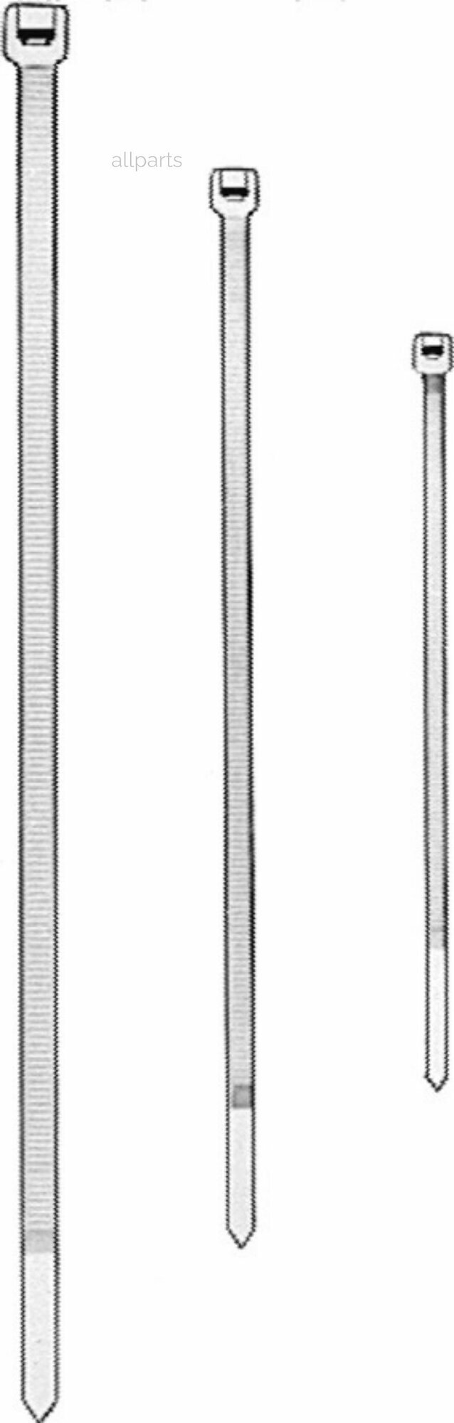 BEHR-HELLA 8HL 717 962-021 Стяжка 4,7х195мм, черный