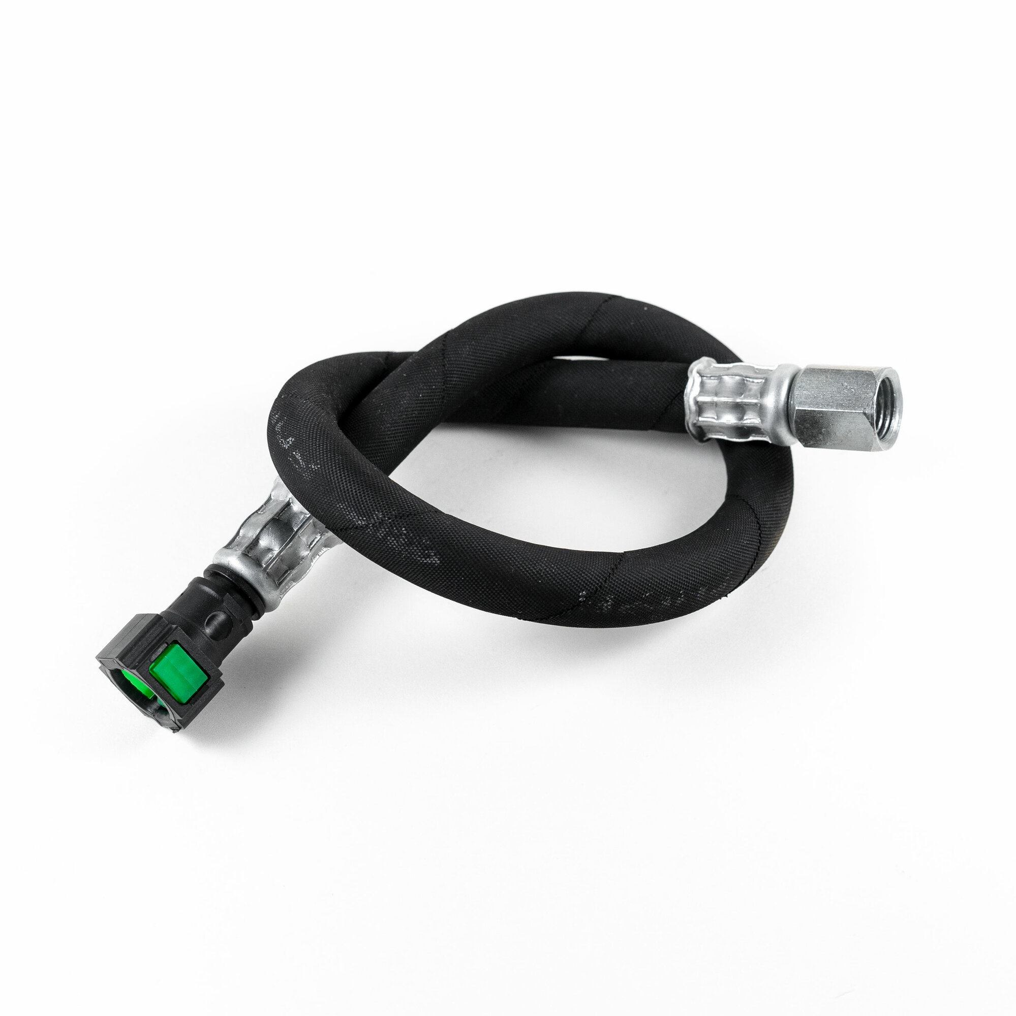 Бензошланг ВАЗ-2110-2112 (1,6-8кл, 1,5/1,6 16кл) подкапотный L=475мм (гайка-клипса) (Балаково)