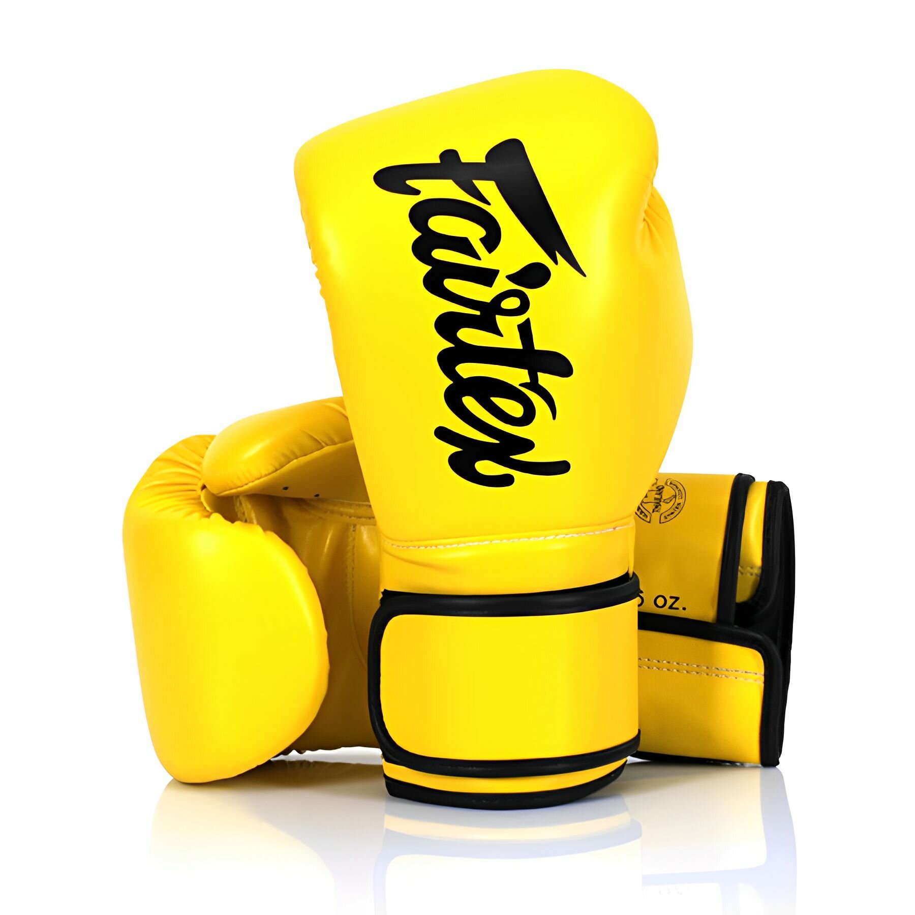 Боксерские перчатки Fairtex BGV14 желтые 10 унций высокое качество и комфорт