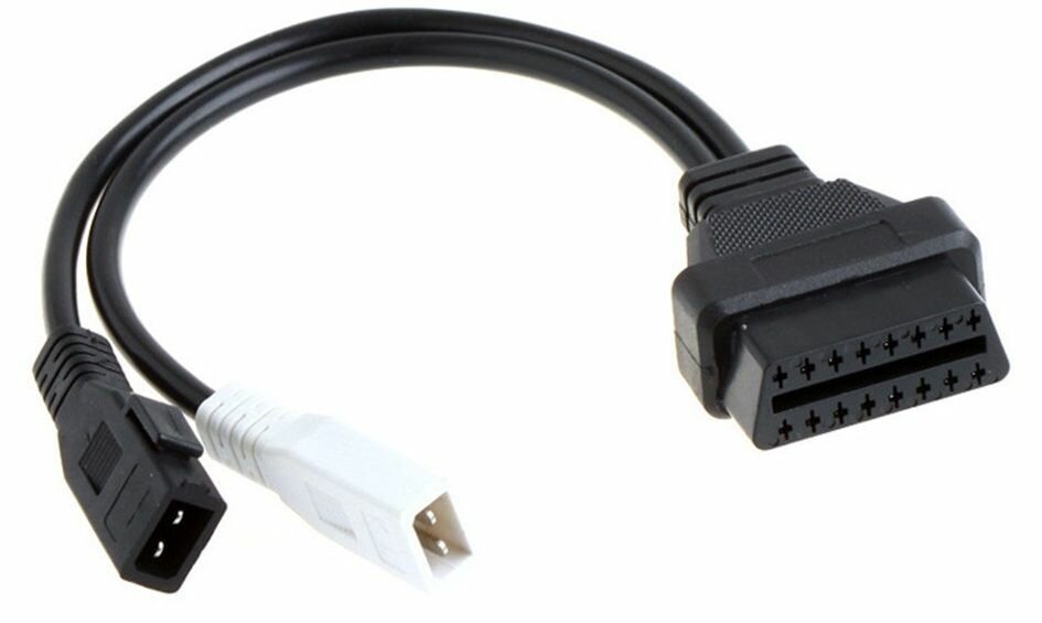 Переходник VAG 2+2 pin на OBD2 16pin для диагностики автомобилей Audi/SEAT/Skoda/Volkswagen