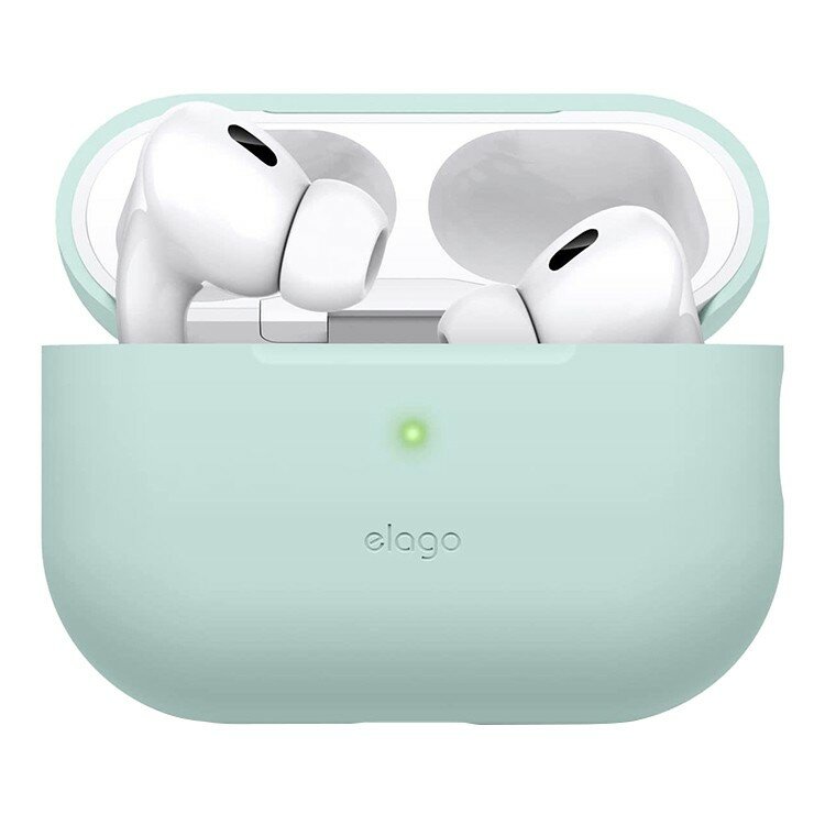 Elago силиконовый чехол для AirPods Pro 2 (all), Silicone case Mint