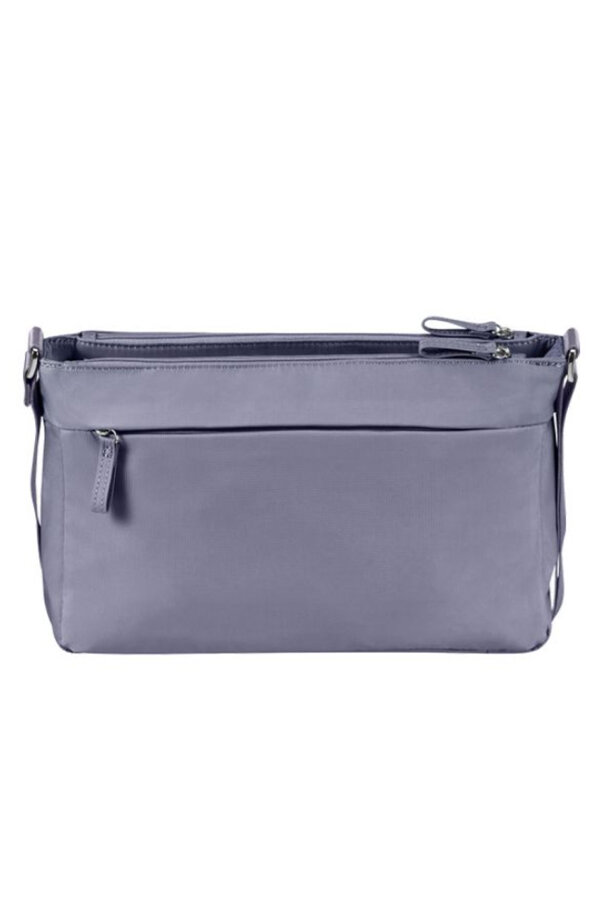 Сумка Samsonite, фактура гладкая, голубой, синий, фиолетовый — фото 1
