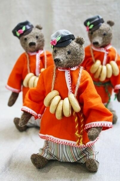 Кукла тряпичная *Русский медведь*