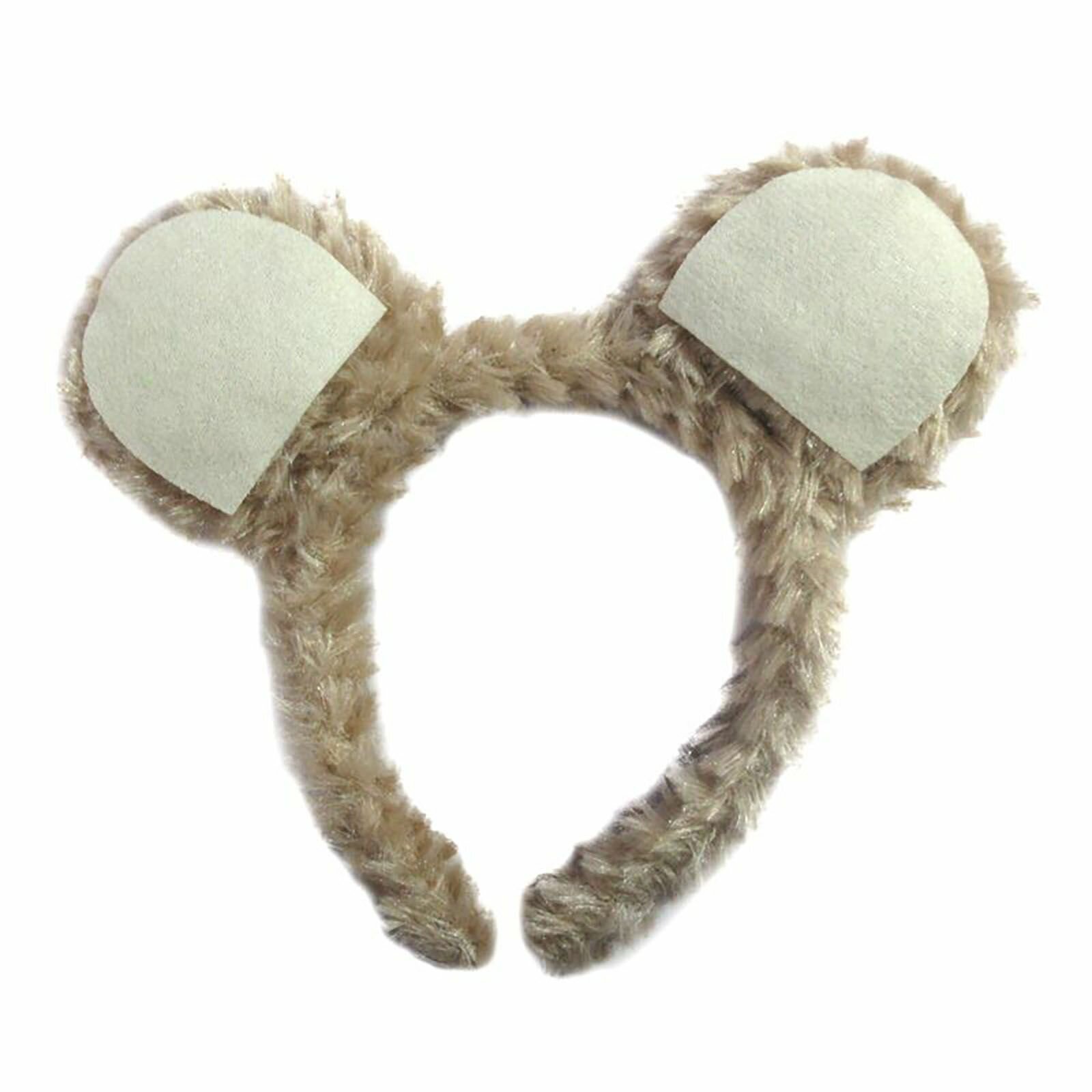 Ободок "Мишка" Плюшевый, , 1 шт. / 20*18 см / 1 шт. / Веселый праздник