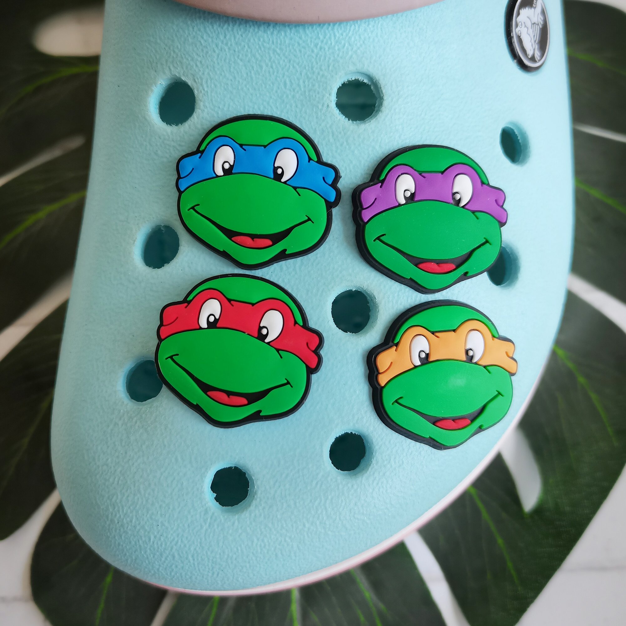 Джиббитсы Черепашки Ниндзя 4 jibbitz