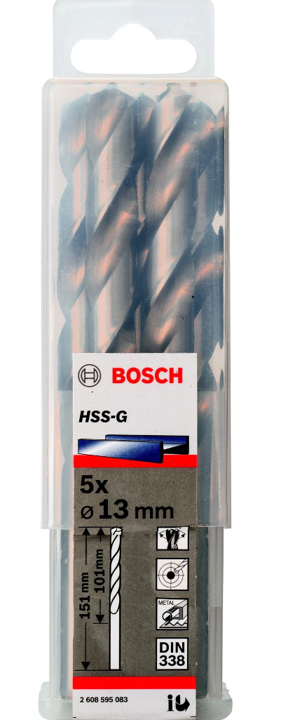 Сверло винтовое, по металлу BOSCH Standardline 2.608.595.083 13 x 151 мм