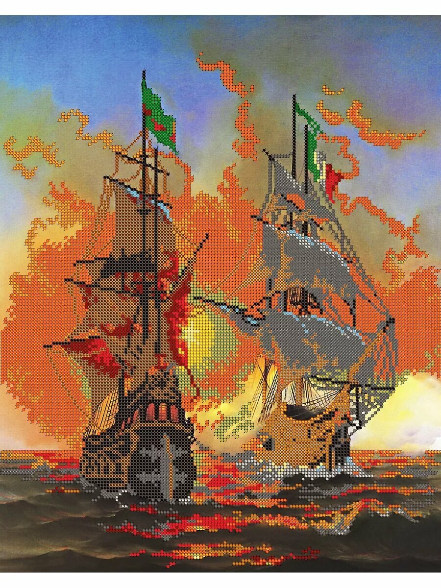 Набор для вышивания бисером 30*38 см