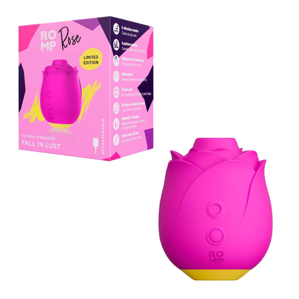 Бесконтактный клиторальный стимулятор «Romp Suction Rose»