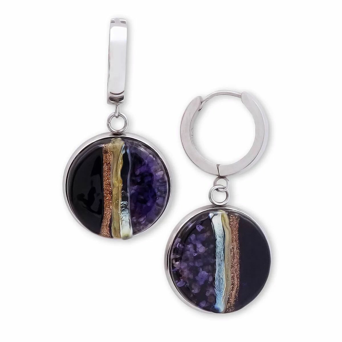 Серьги, муранское стекло