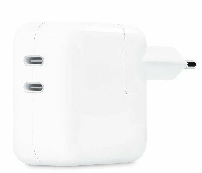Зарядное устройство Apple MNWP3ZM, 35Вт, 2 разъема, быстрая зарядка
