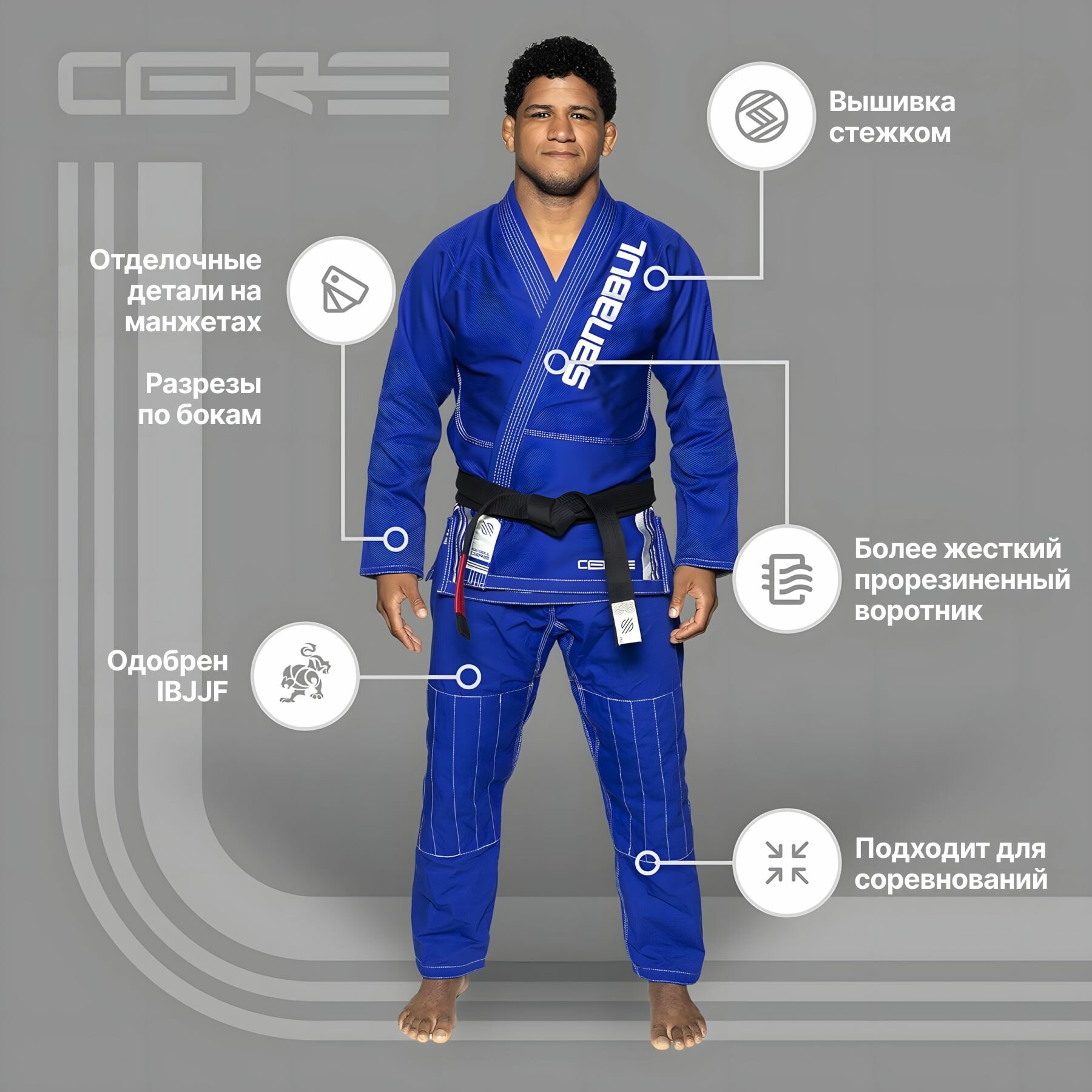 Кимоно для джиу-джитсу Core Series