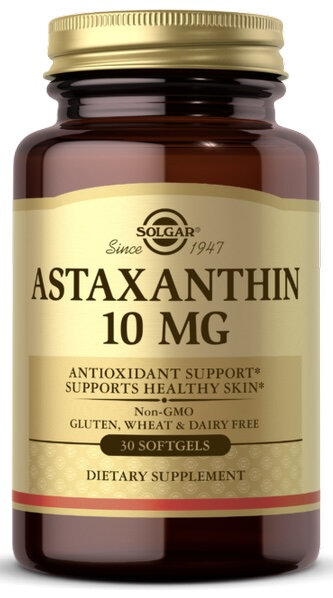 Solgar Astaxanthin, Астаксантин 10 мг 30 гел. капсул