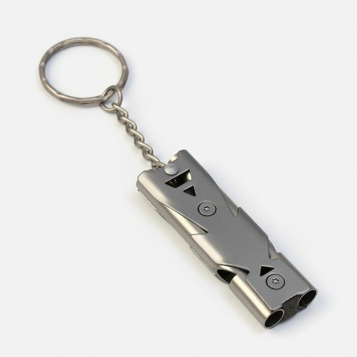 Свисток спасательный, серый, высокочастотный, громкостью до 150 дБ