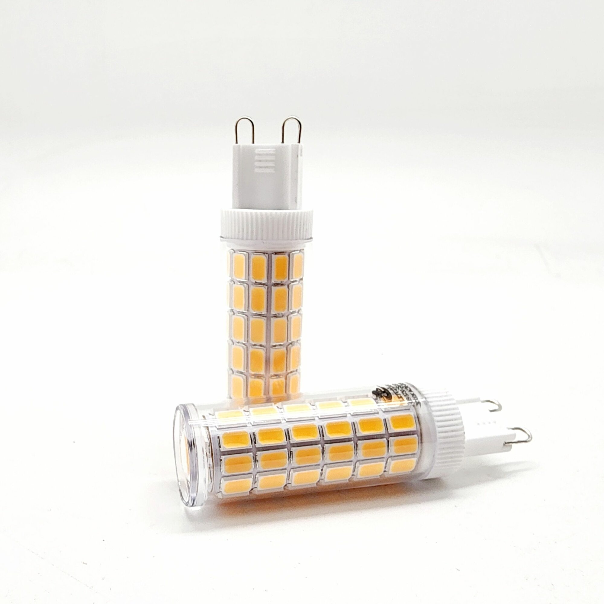 Лампа светодиодная 5 штук В комплекте , SDM-G9-1227, JCD9 (капсульная), 12W 230V G9 3000К (белый теплый), рассеиватель прозрачный 1240Lm, угол рассеивания 270, 71*20мм