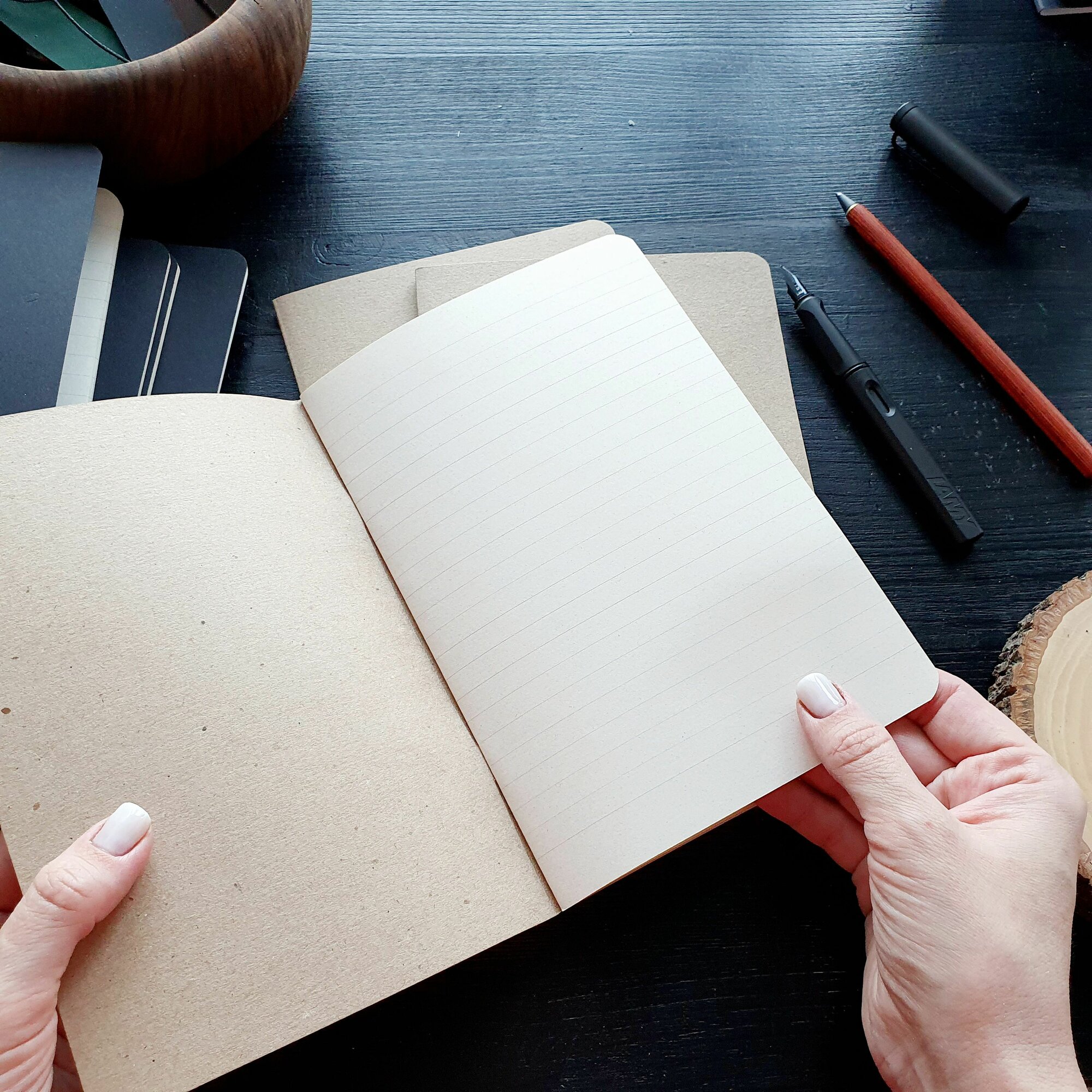 Блокноты формата А5 (13,5х20см) эко в линейку / сменные блоки / запасные тетради 3 штуки по 30 листов