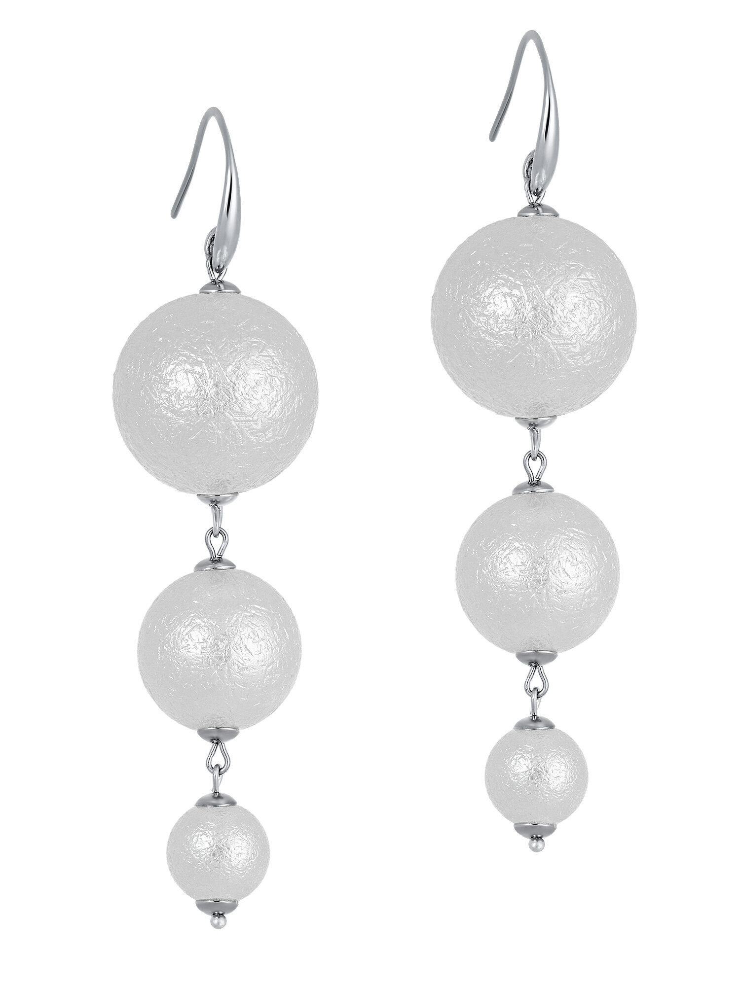 Серьги с подвесками, жемчуг имитация