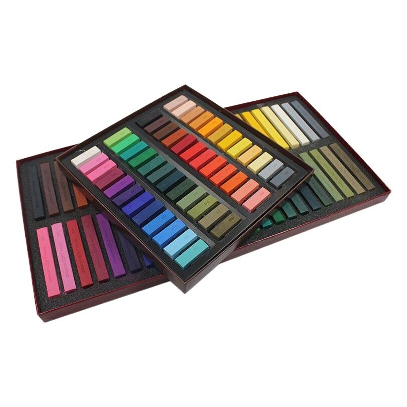 Цветной мел Marley, 24 цвета, кисточка для краски, для волос, 36 пигментов