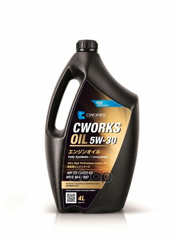 CWORKS Cworks Oil 5w-30 Spec 504/507, 4l, Масло Моторное