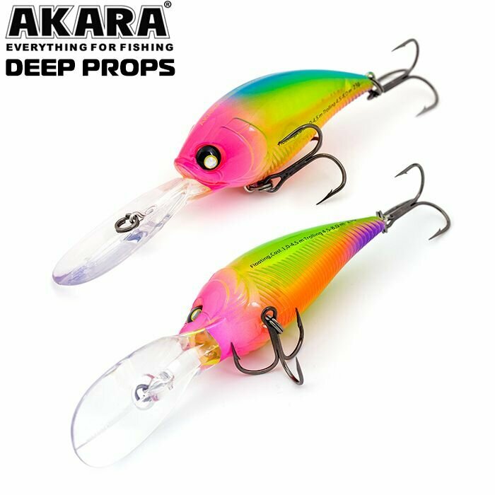 Воблер Akara Deep Props 70F 23 гр. (4/5 oz 2,8 in) A50