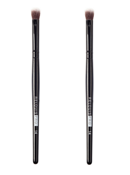 Relouis Кисть для консилера и кремовых текстур, Concealer&Сreamy Textures Brush, №14, 2 шт.
