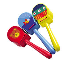 *Игрушка(РыжийКот) Деревянная игрушка Кастаньет [в ассорт.] (ИД-4161)