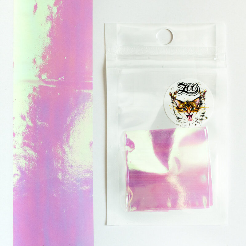 Битое стекло №1032 Zoo Nail Art (лента 20х4 см)