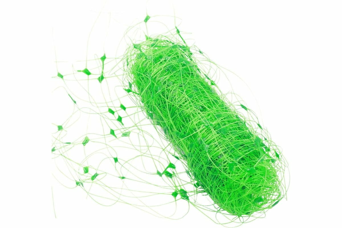 ЧЗМ Сетка для гороха, ячейка 150×150 мм, размер 1×6 м, из оцинкованной стали, код 2933