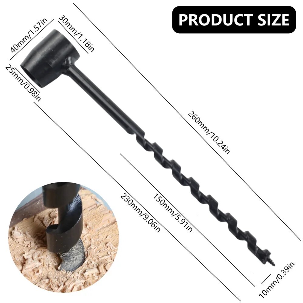 Ручное сверло SLADE 10x230mm для выживания