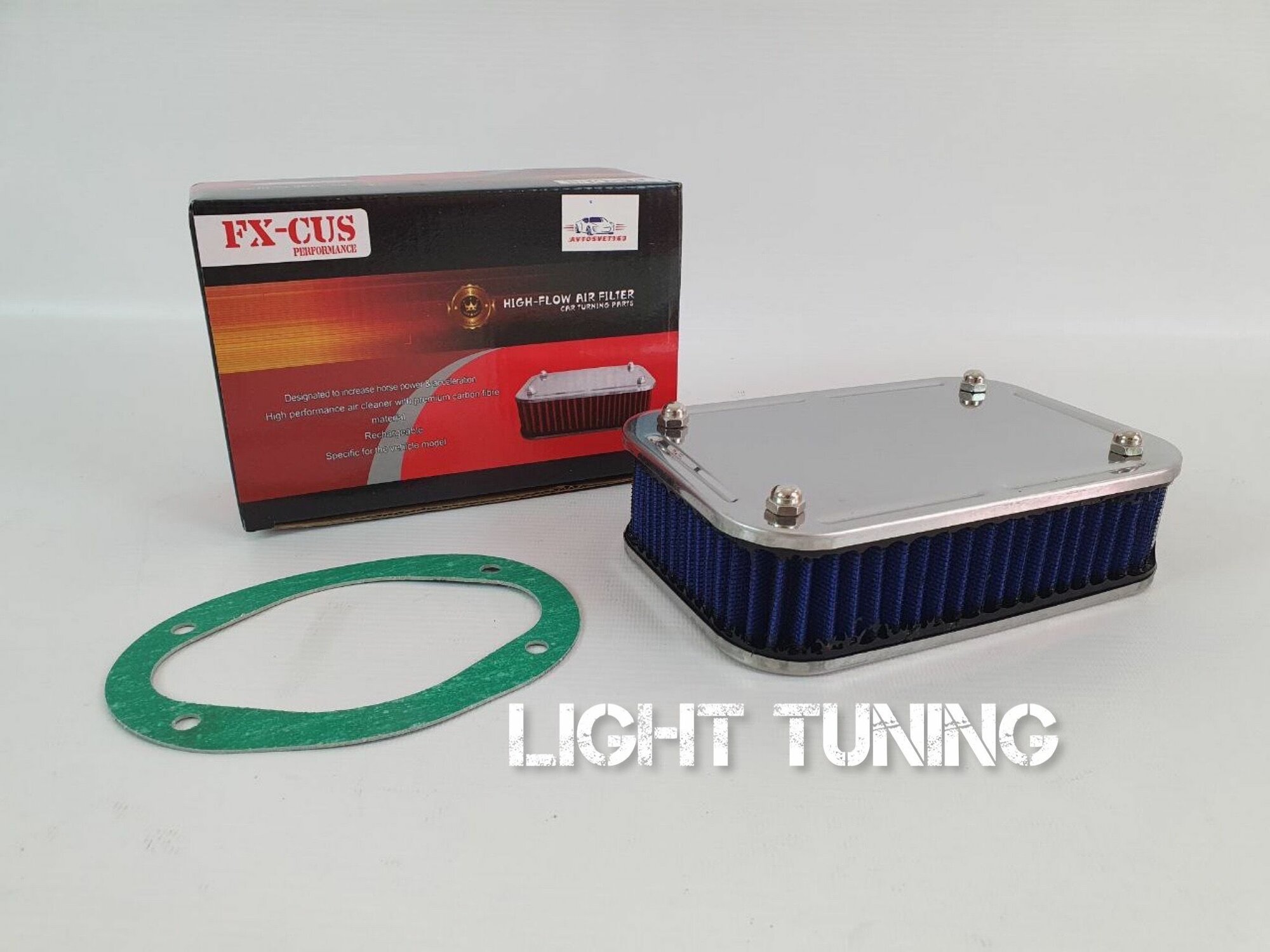 Нулевик / Фильтр нулевого сопротивления на карбюратор прямоугольный