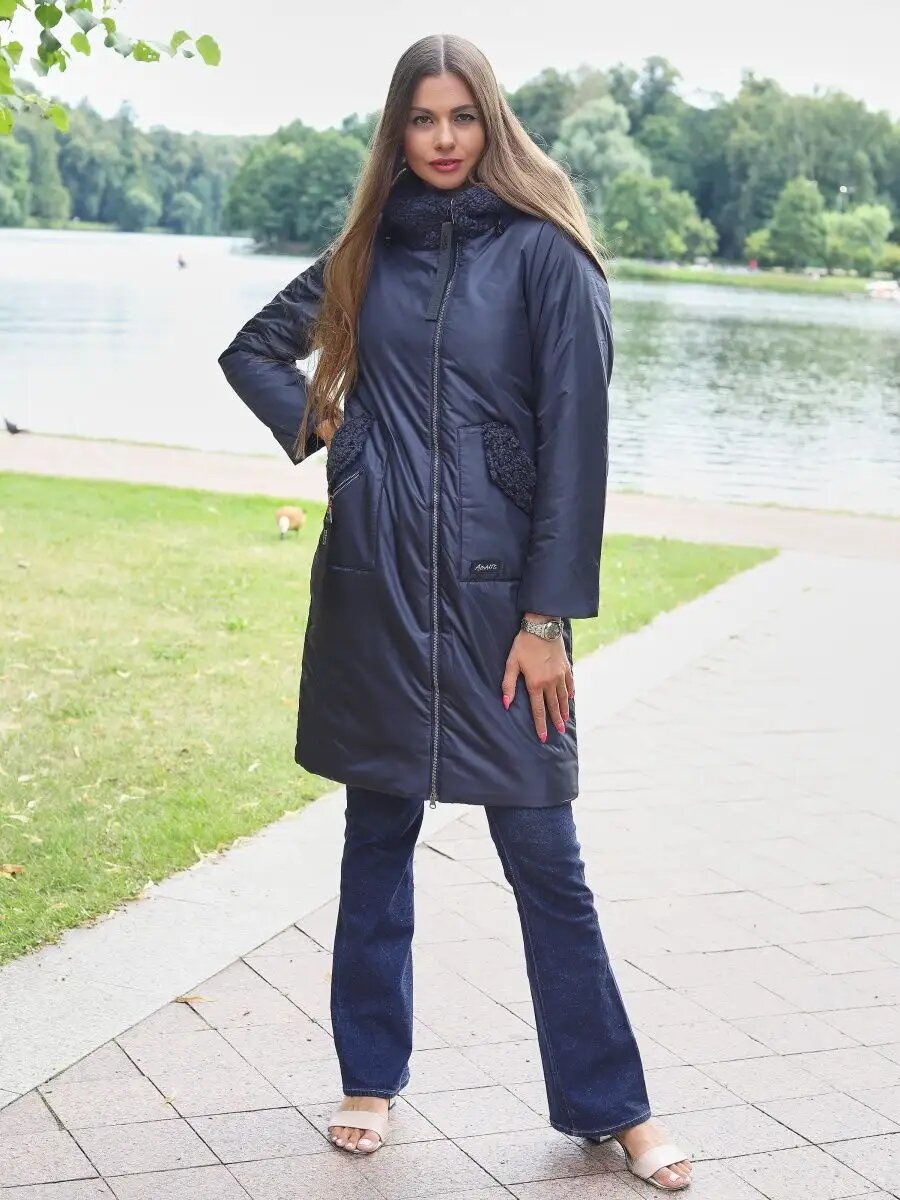 Куртка DaiGan, размер 56, темно-синий — фото 1