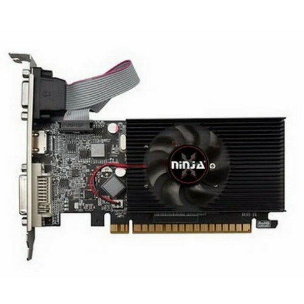 Видеокарта Ninja (Sinotex) Geforce GT610 PCIE (48SP) 2G 64-bit DDR3 DVI HDMI CRT
